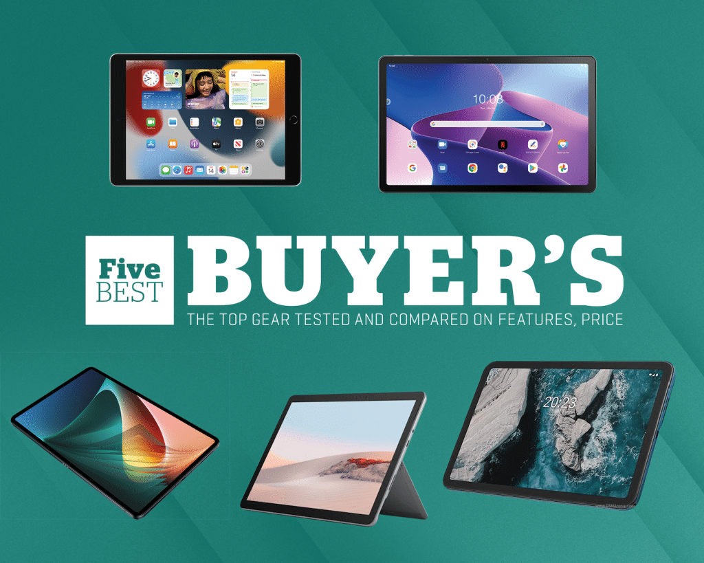 Our Top 5 Tablets Compared on Features, Price and Build Quality - TFG Media