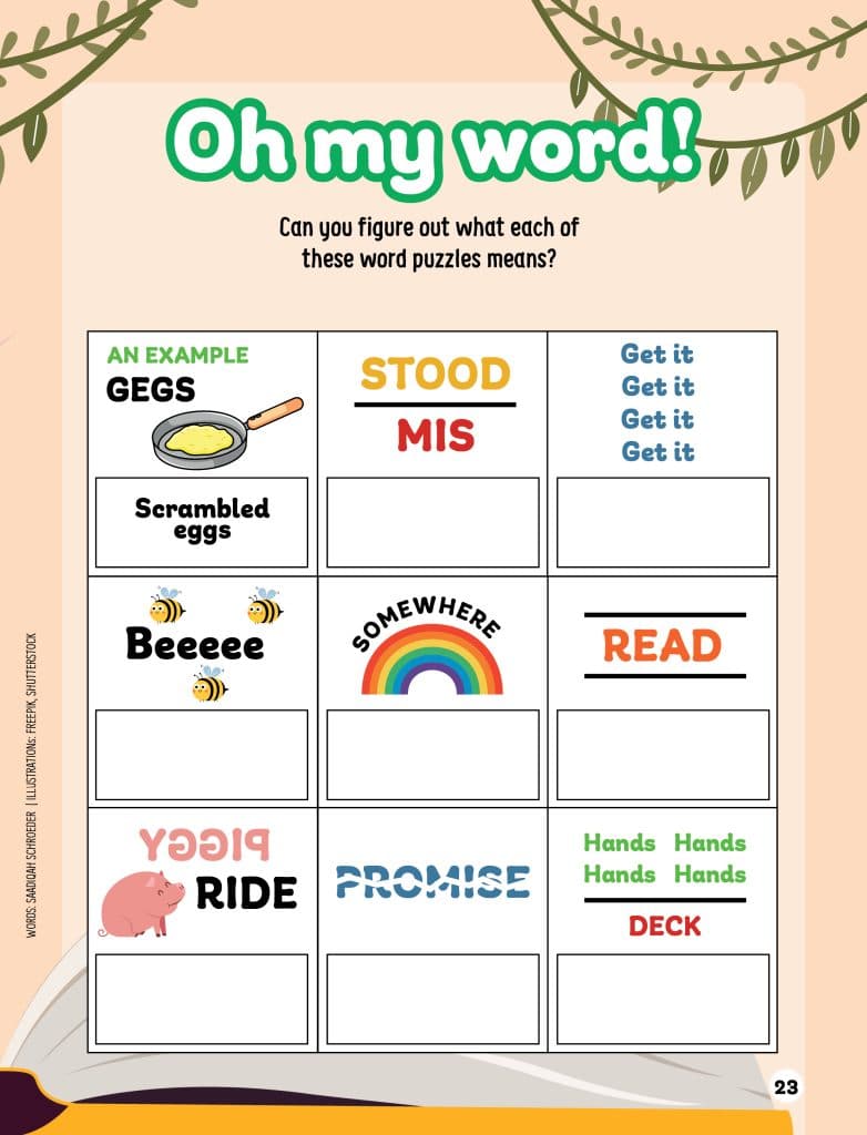 Printable activities to edutain your kids - TFG Media