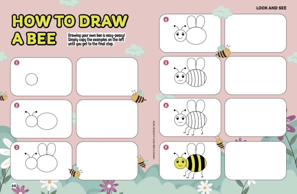 How to draw a bee - TFG Media